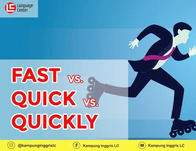 Perbedaan Fast, Quick dan Quickly - Kampung Inggris LC Pare