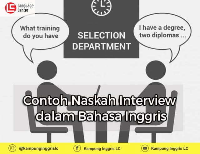 Contoh Naskah Interview dalam Bahasa Inggris dan Artinya - Kampung ...